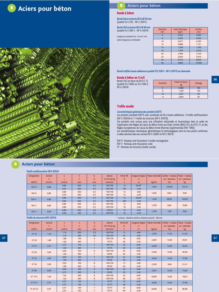 Aciers Pour Beton | Béton armé | Ingénierie des structures