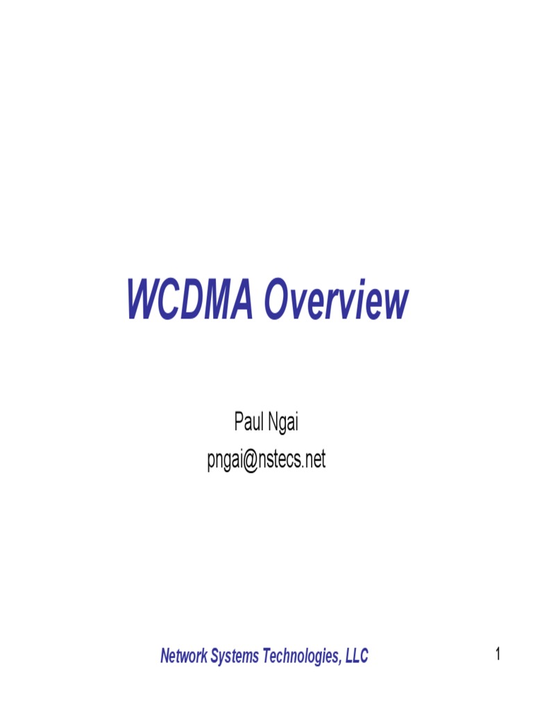 WCDMA Network Architecture Guide | PDF