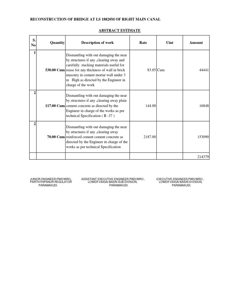 Bridge Across RMC | PDF | Concrete | Soil