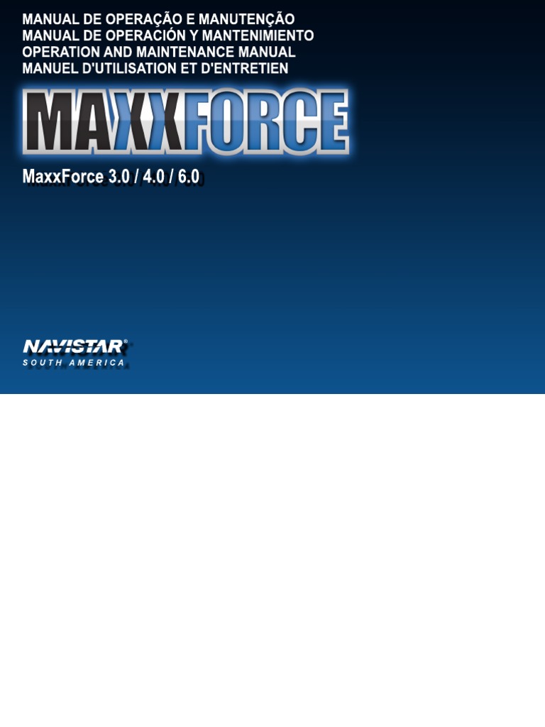 MaxxForce 3.0-4.0-6.0 | PDF | Tecnologia de veículos | Máquinas rotativas