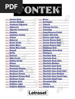 Fonts Cheat Sheet | PDF | Typefaces | Typography