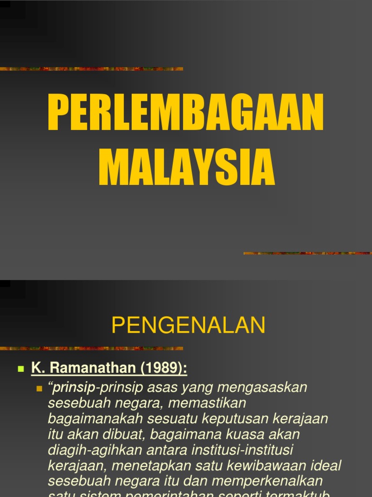Perlembagaan | PDF