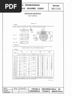 Dimensiones Chaveteros y Chavetas | PDF | Ingeniería mecánica