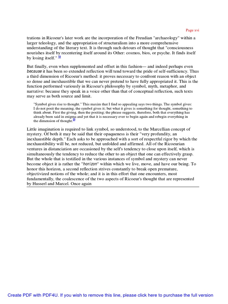 Ricoeur, Paul - 1965 - Fallible Man 18 PDF | PDF | Symbols | Western ...