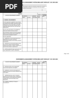 Iso 14001 Audit Checklist Templates | PDF | Audit | Business