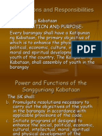 SK Officials: Roles and Responsibilities | PDF | Government | Justice