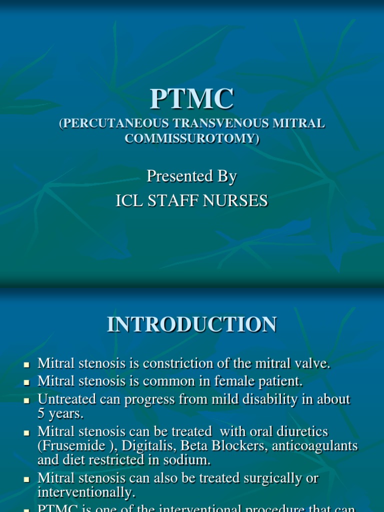 PTMC (CNE).ppt | Diseases And Disorders | Medicine