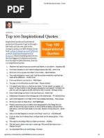 101 Motivational Quotes Collection | PDF