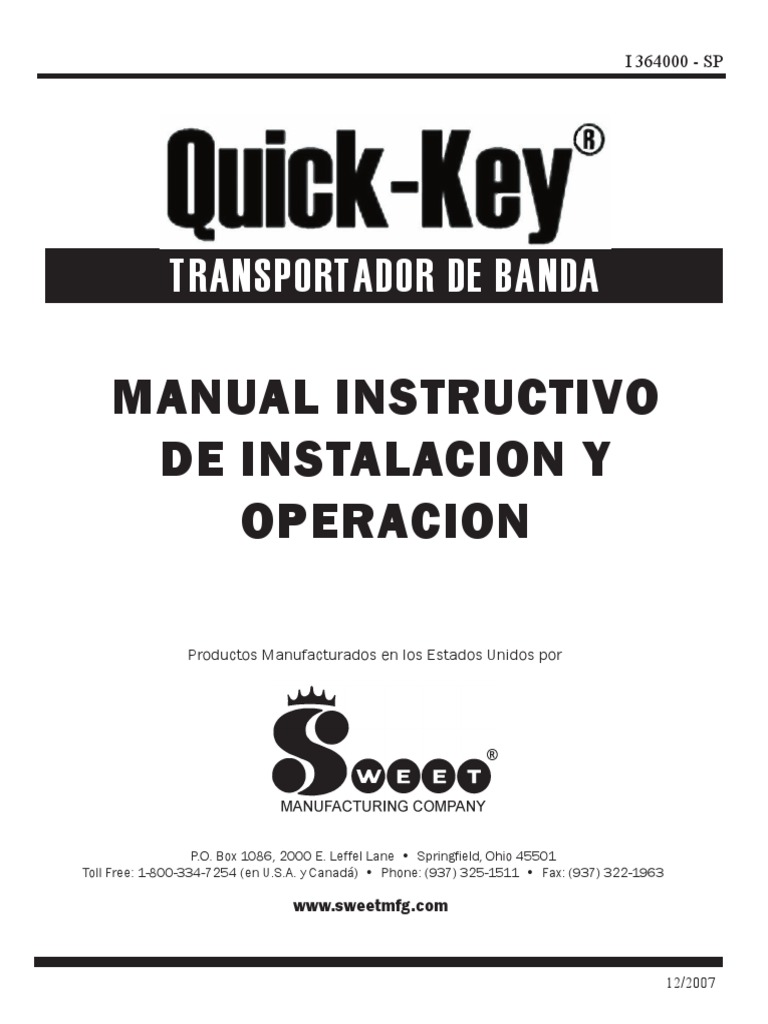 Quick Key Manual Esp | PDF | Tornillo | Eje