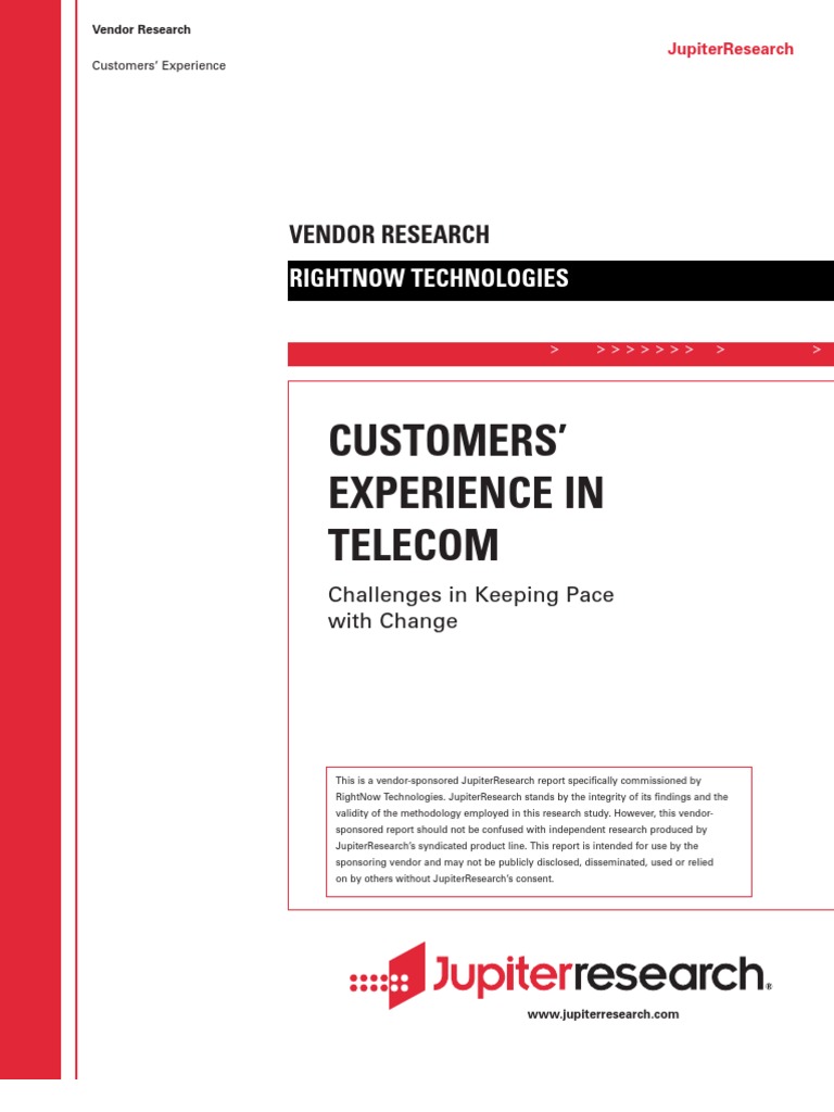 Customer Experience in Telecom | PDF | Internet Access | Telecommunication
