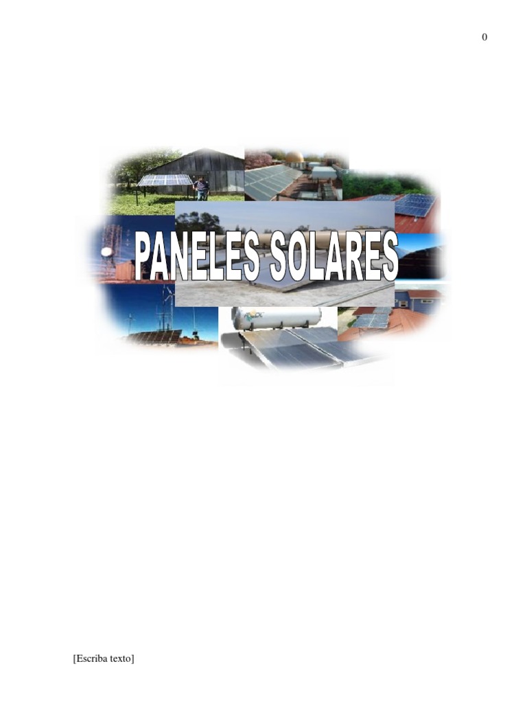 paneles-solares.pdf | Célula solar | Energía solar