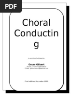Hand Signals for Choir Conducting | PDF | Song Structure | Choir