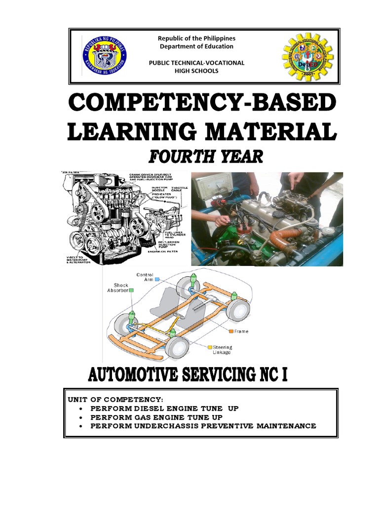 4th-Yr Cblm-Automotive | PDF | Electric Current | Internal Combustion ...