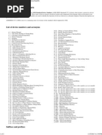 ANSI Codes For Protection Functions | PDF | Relay | Switch