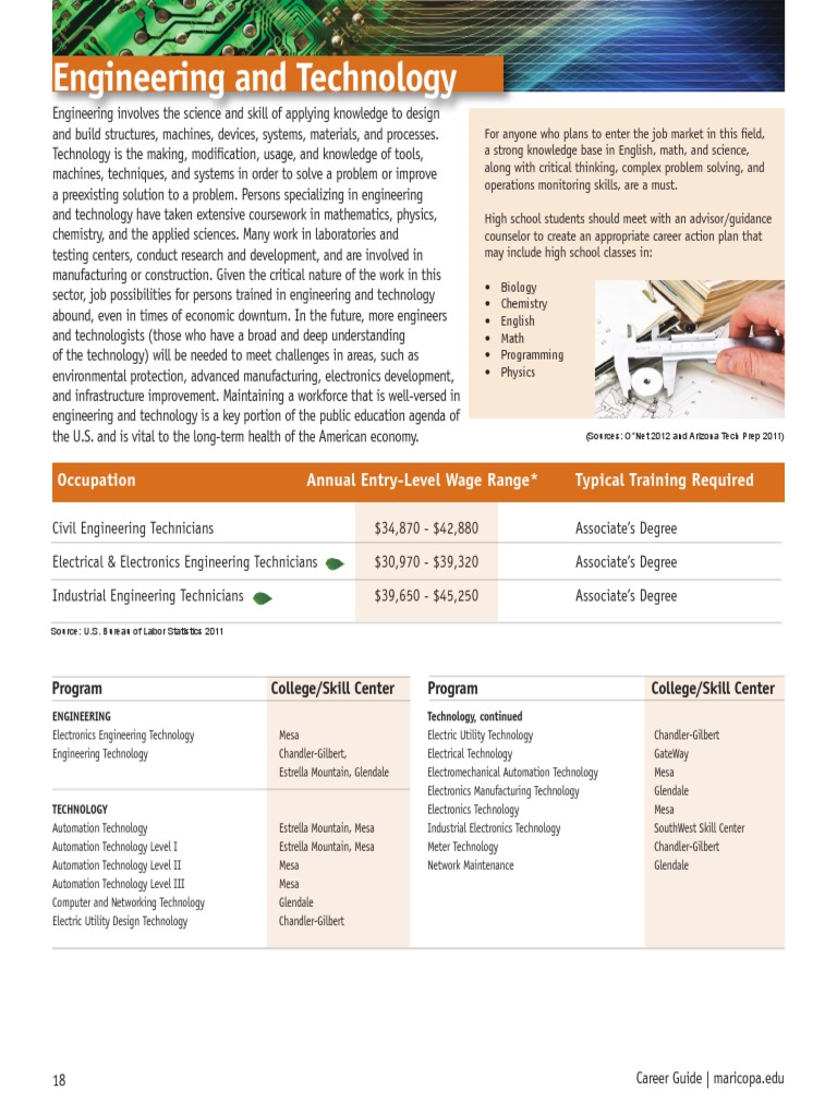 Engineering & Tech Career Paths | PDF | Automation | Engineering