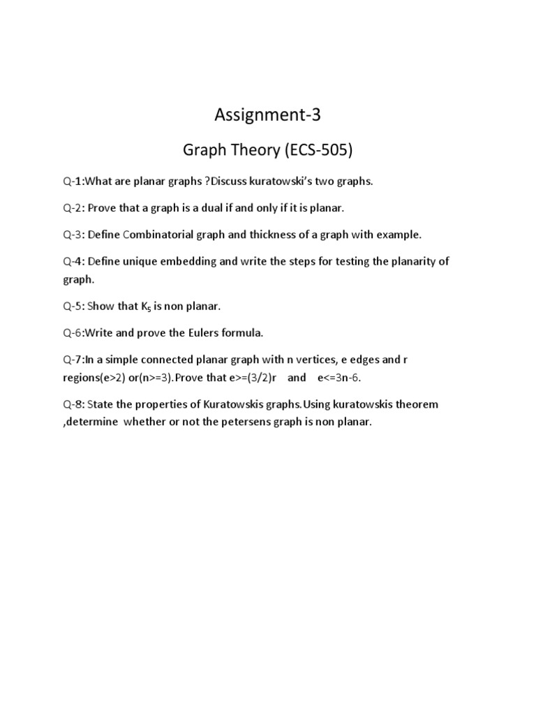 Graph Theory Planarity Concepts | PDF | Teaching Methods & Materials