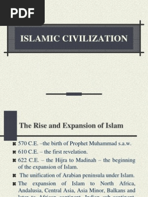 Muslim Civilization Powerpoint