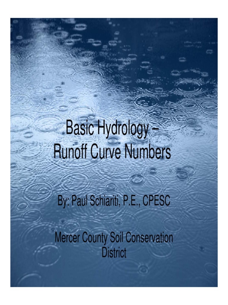 Curve Number FIle | Surface Runoff | Hydrology