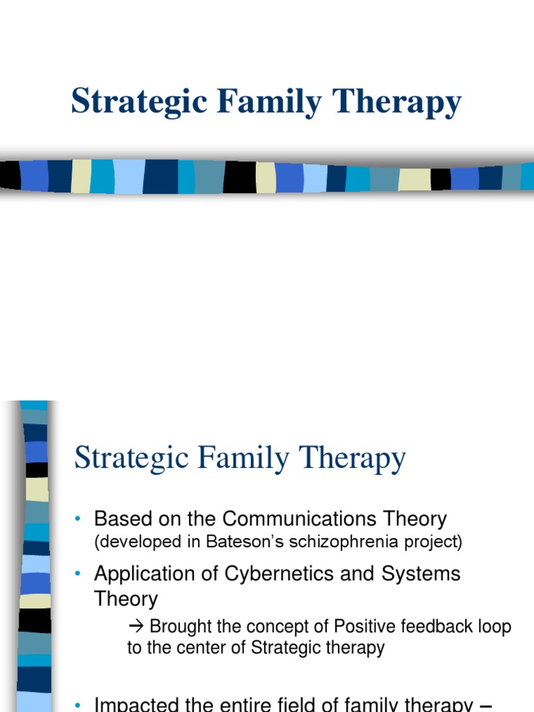 Overview of Strategic Family Therapy | PDF | Family Therapy | Positive ...