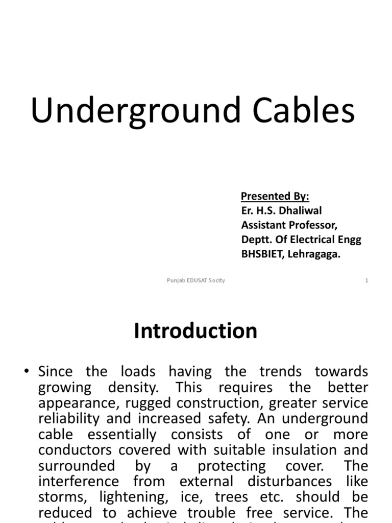 Underground Power Cable Guidebook | PDF | Insulator (Electricity) | Cable