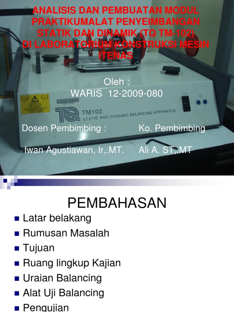 Static and Dynamic Balancing | PDF