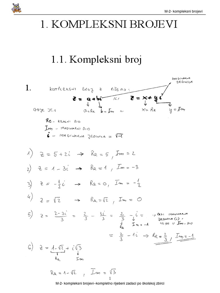 Kompleksni Brojevi PDF | PDF