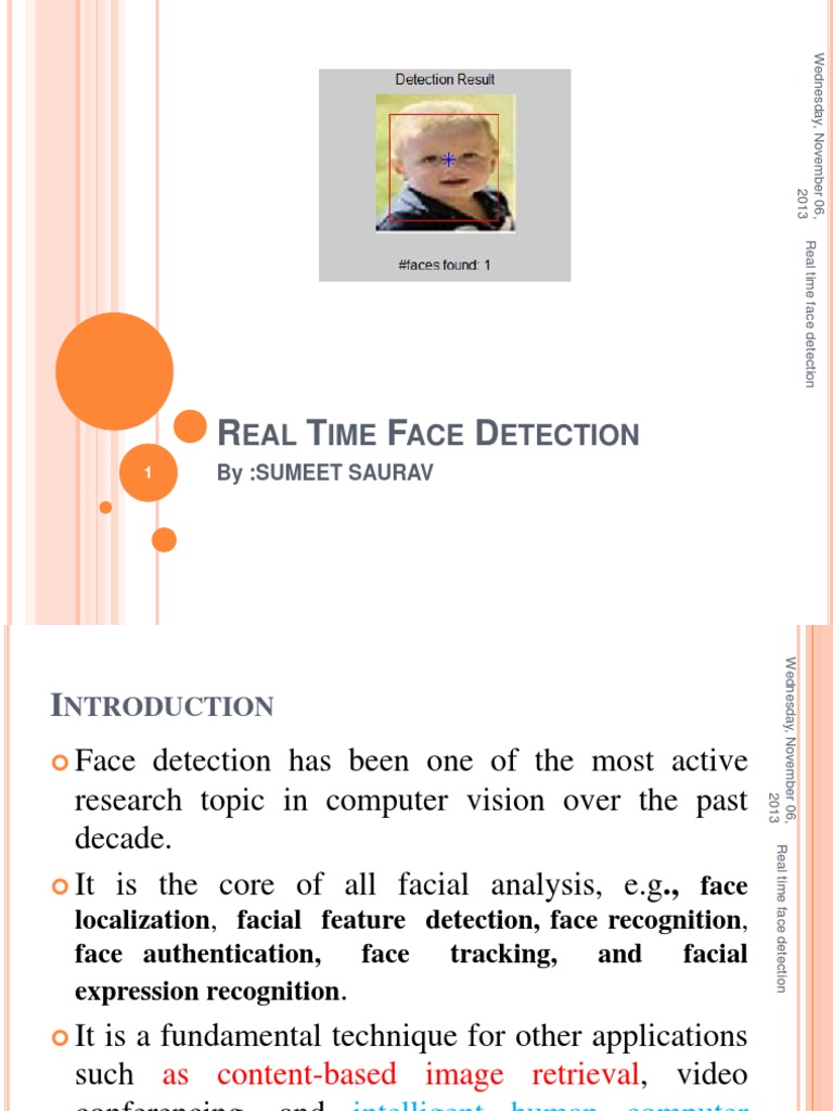 Real time face detection using Viola-Jones and AdaBoost | PDF ...