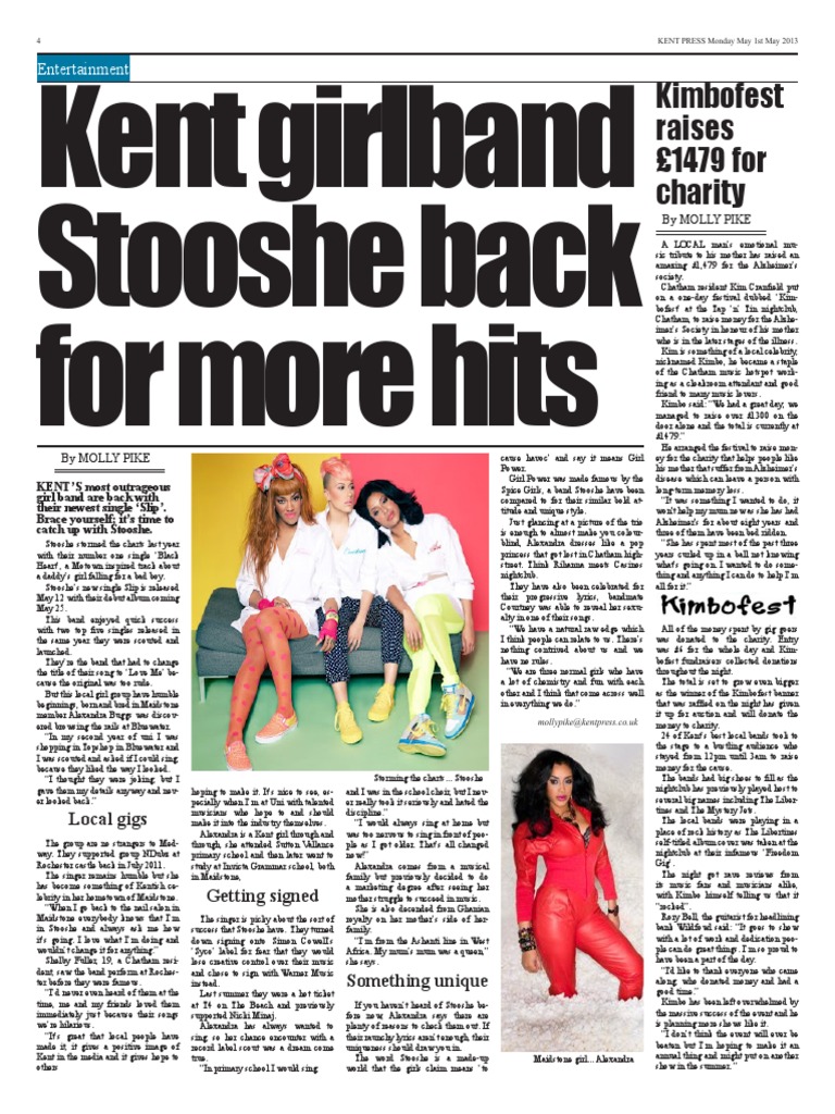 Molly Pike Entertainment Page | PDF | Leisure | Entertainment (General)