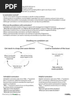 Vicious Flower Model of Health Anxiety | PDF | Flowers | Pollination