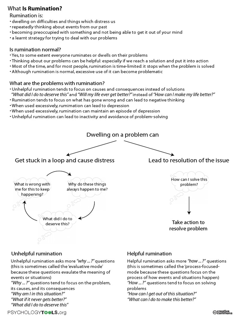 What Is Rumination | PDF