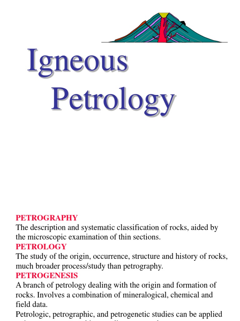 Igneous Petrology | Igneous Rock | Rock (Geology)