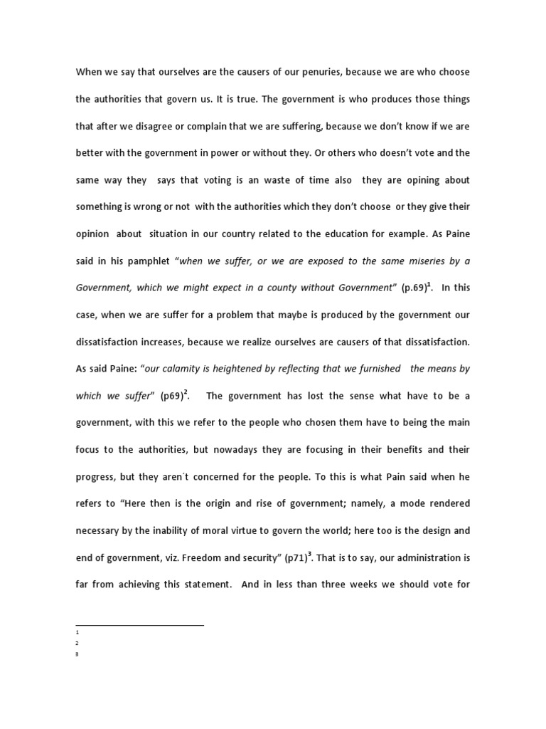 Government, Which We Might Expect in A County Without Government" (p.69 ...