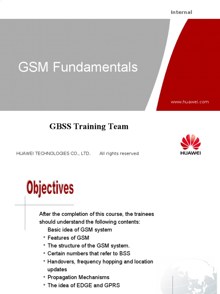 GSM Fundamentals Overview by Huawei | PDF | Cellular Network | Radio ...