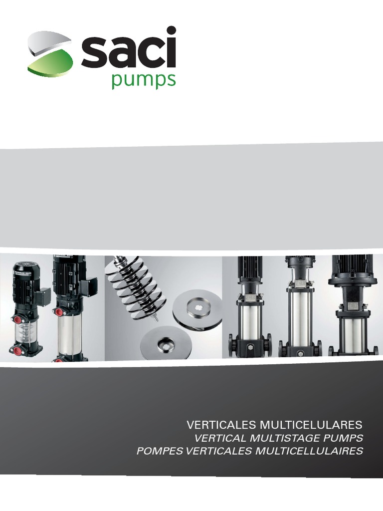 Bombas Verticales Multicelulares V-NOX | PDF | Bomba | Máquinas