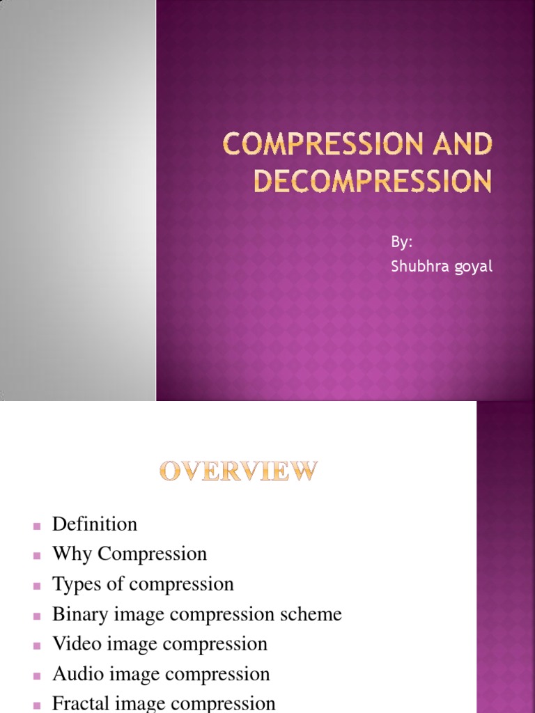 Compression and Decompression Techniques | PDF | Data Compression | Color