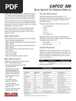 Spray-Applied Fireproofing: Isolatek Type II Cafco Blaze-Shield II ...