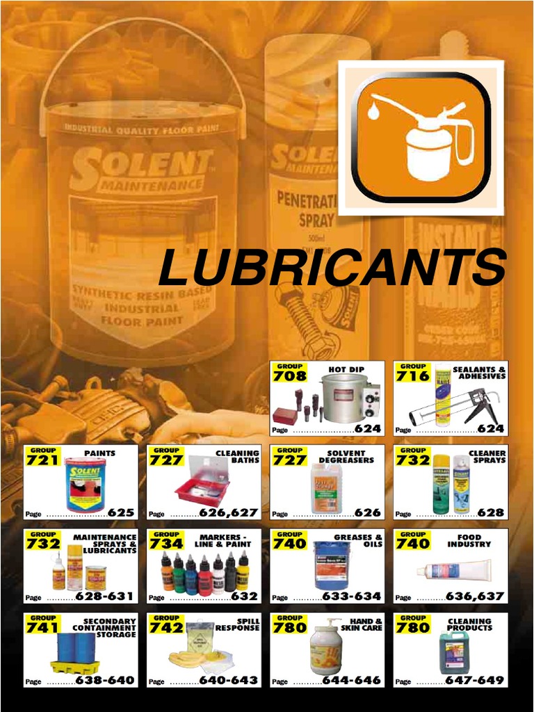 Lubricant and Chemical Product | PDF | Silicone | Paint
