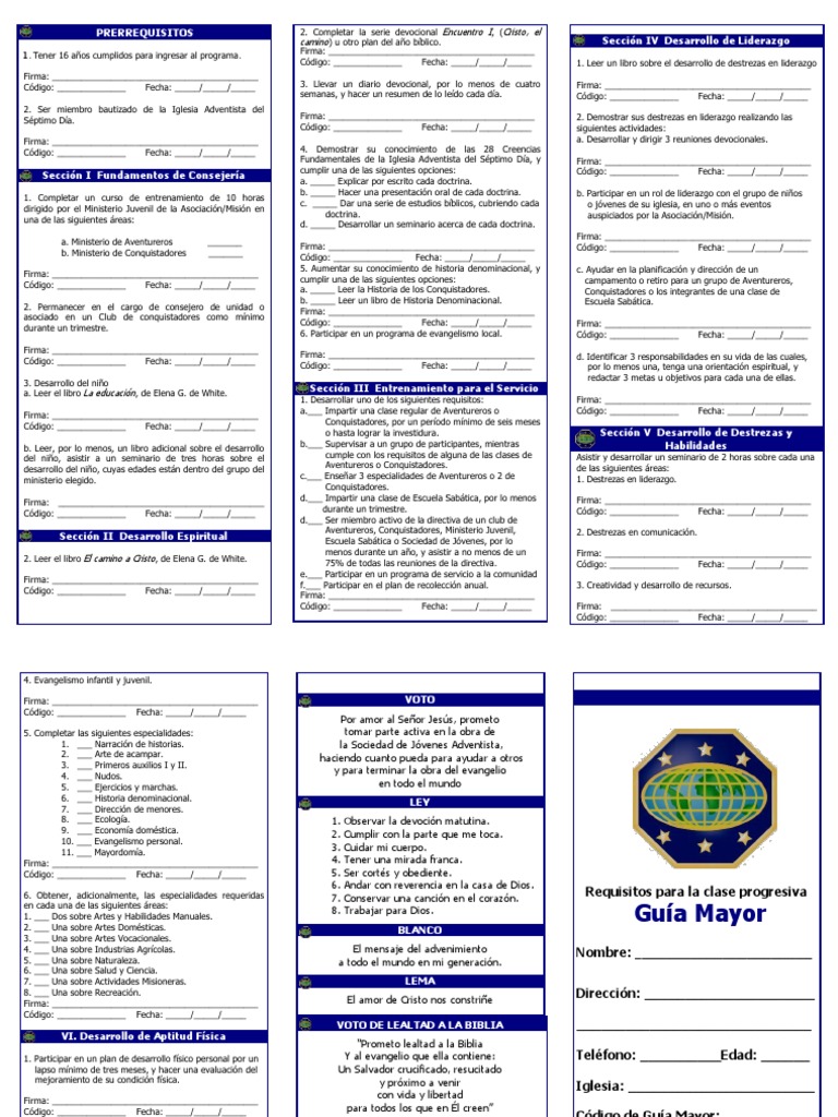 Guia Mayor | PDF | Iglesia Adventista del Séptimo Día | Religión y creencia