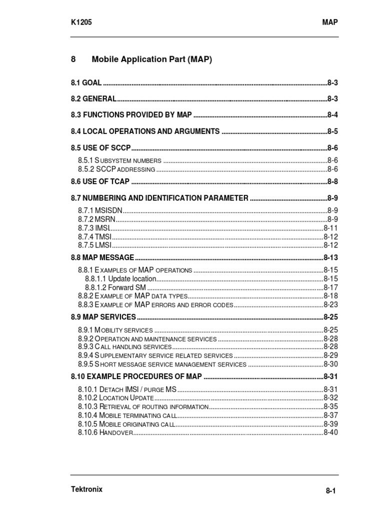 MAP Protocol.pdf | Networks | Software Defined Radio