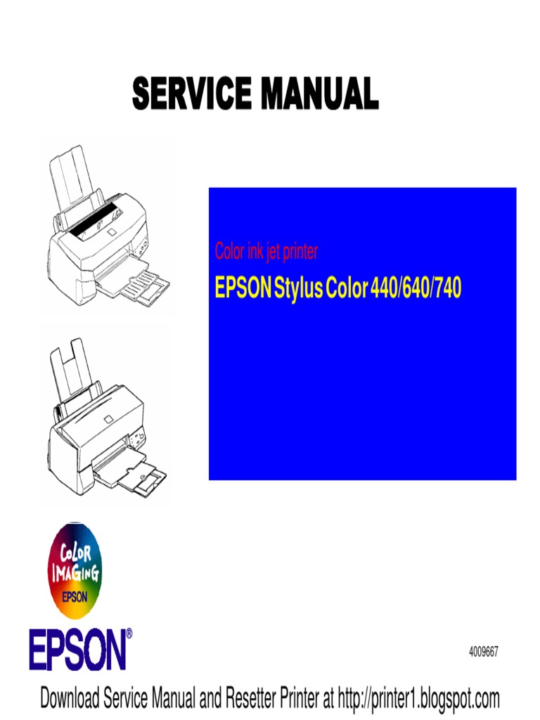 EPSON Stylus Color 440-640-740 Manual de Servicio | PDF | Usb ...
