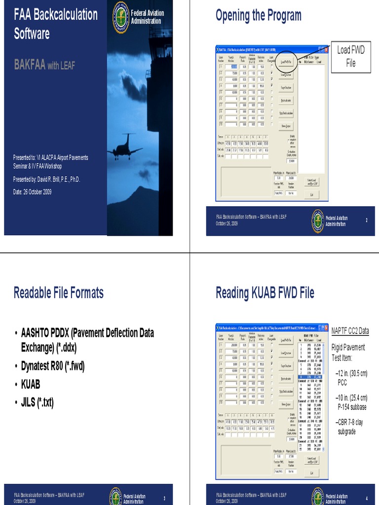 Faa Back Calculation Software | PDF | Computing | Transport