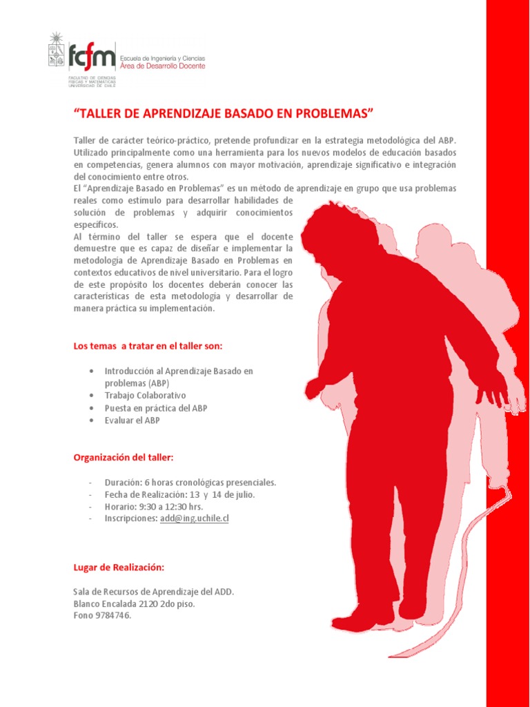 Afiche Taller ABP | PDF | Modificación de comportamiento | Teoría de la educación