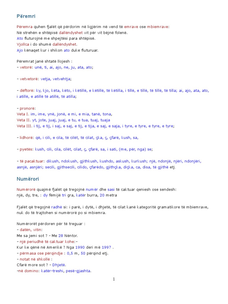 Përemri | PDF