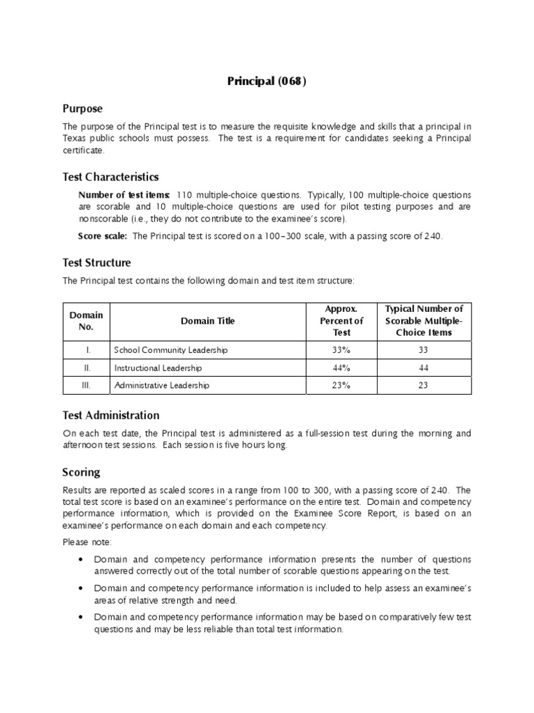 Texas Principal Competencies | PDF | Competence (Human Resources ...