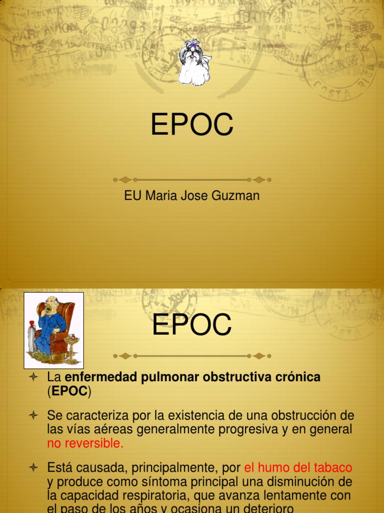 EPOC: Causas, Síntomas y Tratamiento | PDF | Enfermedad pulmonar ...