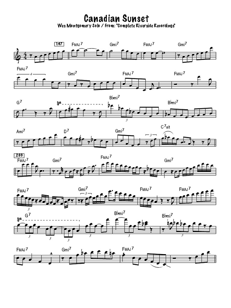 Canadian Sunset PDF | PDF