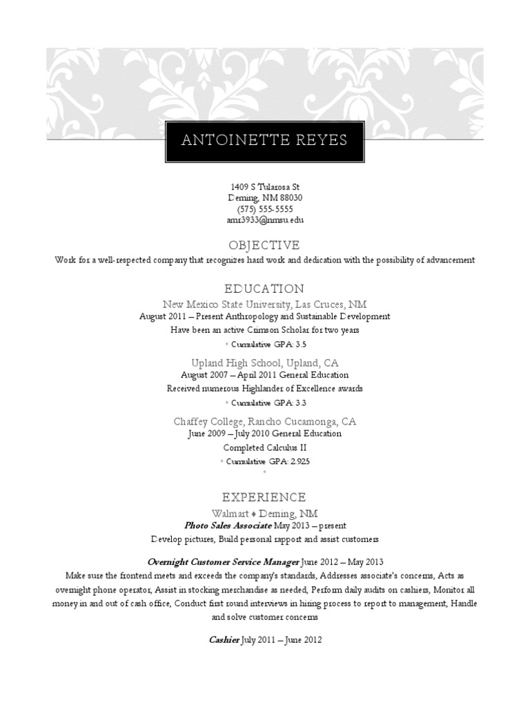 Ar Resume | PDF | Career & Growth