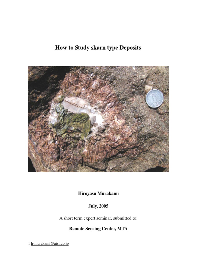 How To Study Skarn Type Deposits | PDF | Minerals | Rock (Geology)