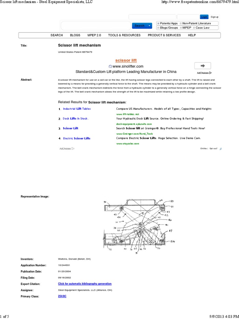 Scissor Lift Mechanism | PDF | Elevator | Lever