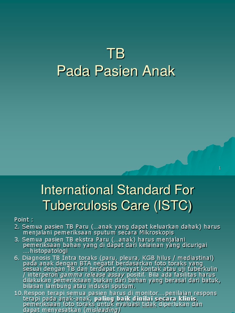Tbc-Pada-Anak-1.ppt Farmakologi Dari TBC | PDF